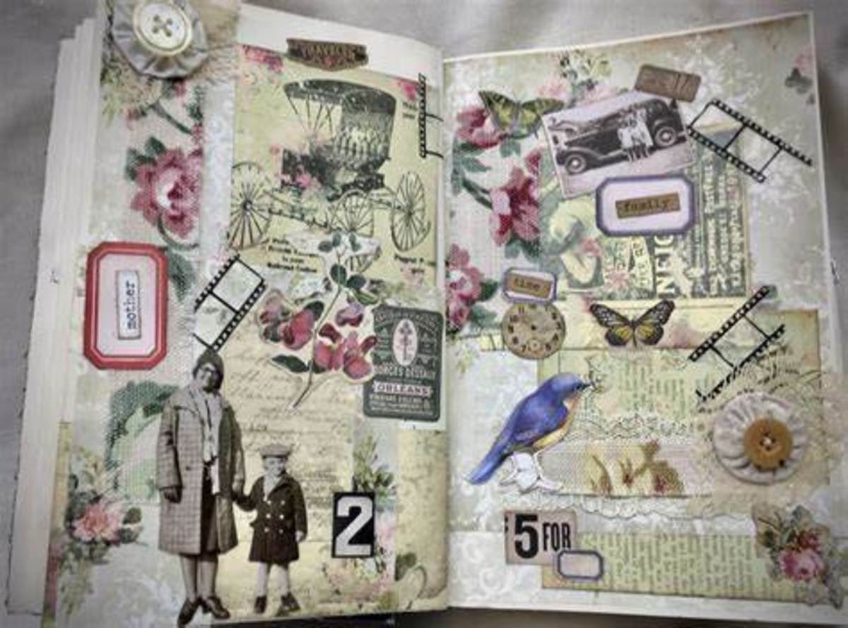 Collaging in an Art Journal-Tips and Ideas - HubPages