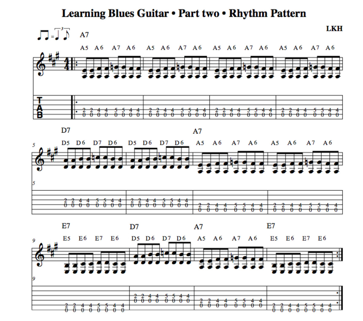 Learning Blues Guitar • Chapter Two • Lorne K. Hemmerling - HubPages